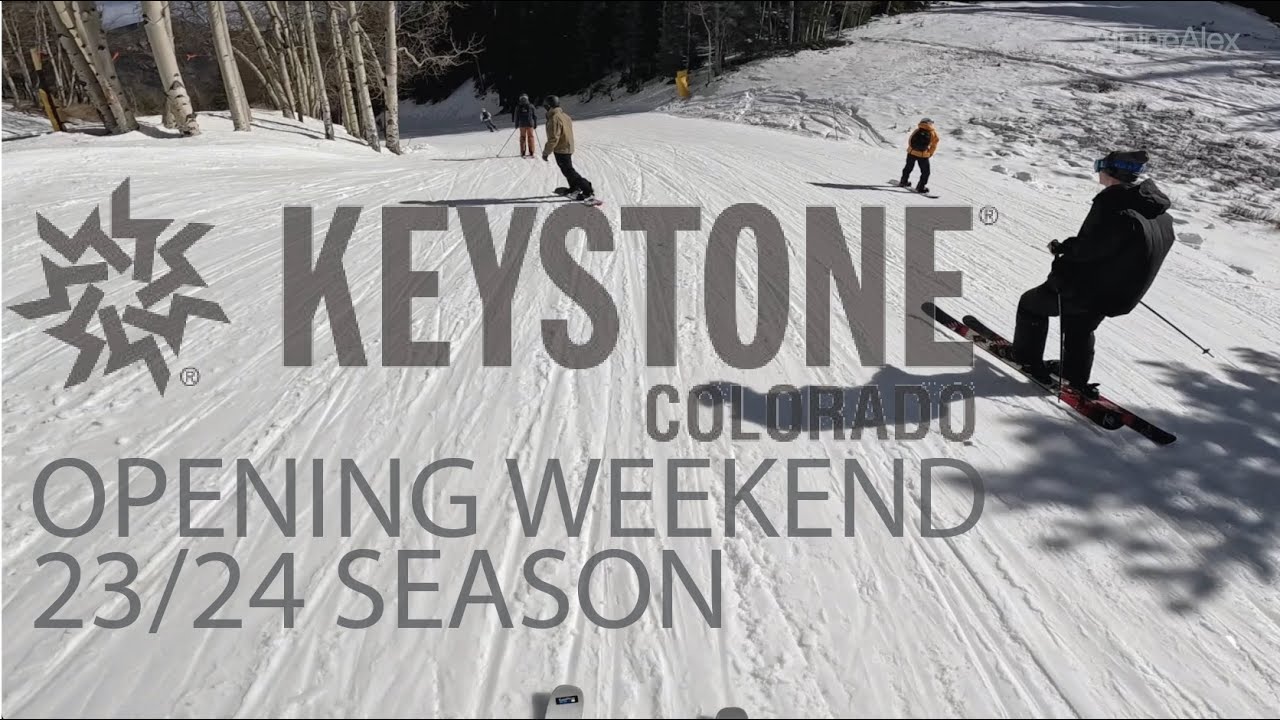 Skiing Keystone Colorado Opening Weekend 23/24 Season - YouTube
