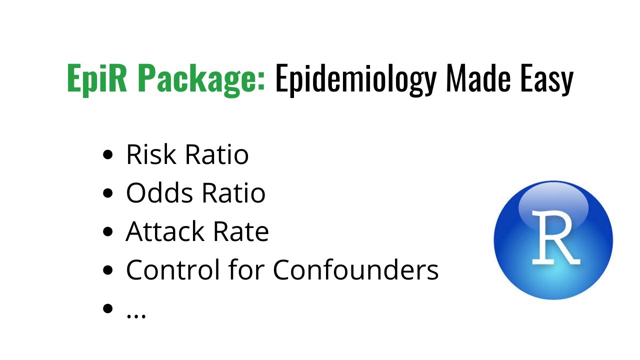 EpiR package | How to Calculate & Interpret Risk Ratio, Odds Ratio ...