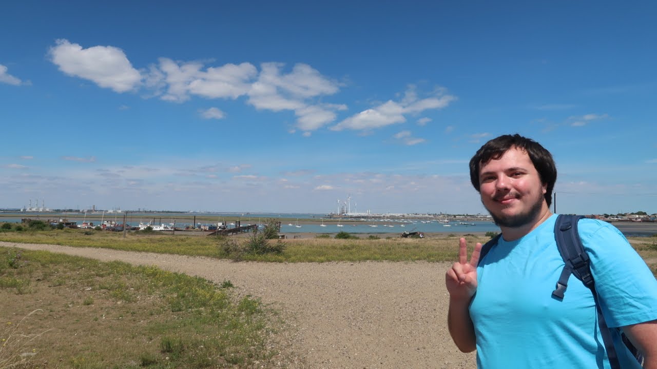 Kent Coast Walk - The Sheppey Crossing to Queenborough! - YouTube