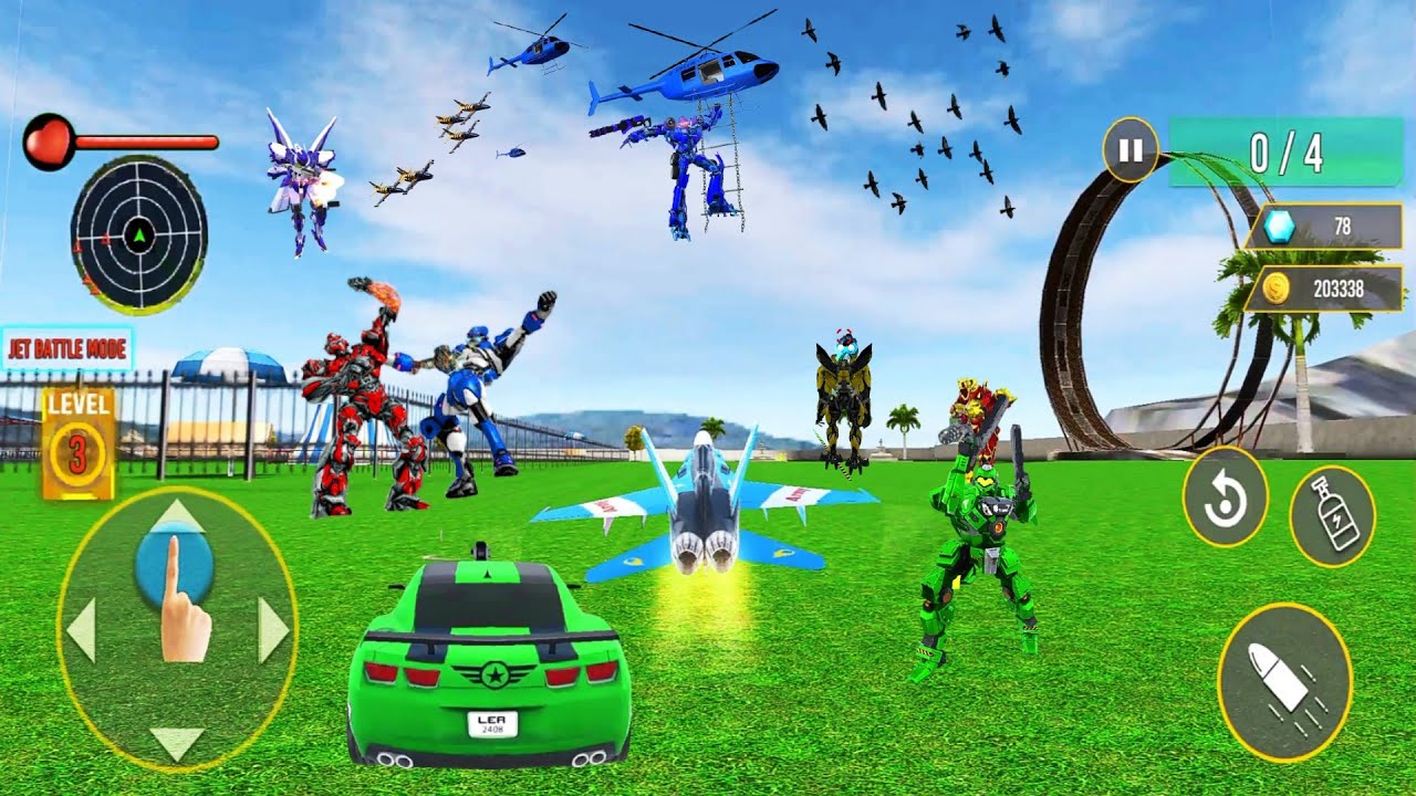 Army Bus Robot transport - Bus,plane,Robot Car Game #507 Android Game ...