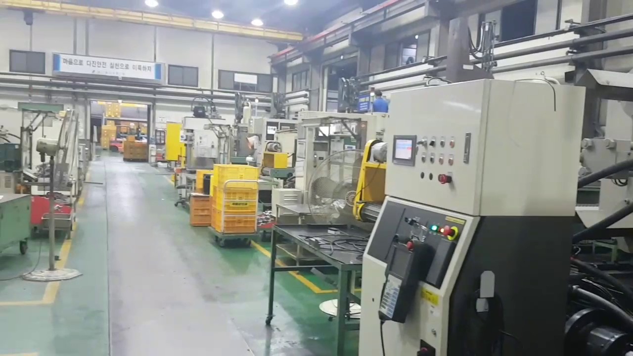 Membersihkan mesin die casting korea selatan - YouTube