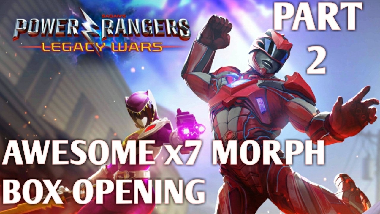 x7 AWESOME MORPH BOX OPENING + RANGER LEVEL UPS!!! POWER RANGERS ...