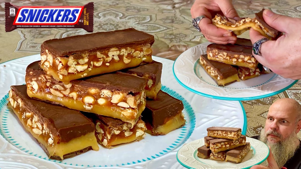 SNICKERS CASEIRO MELHOR QUE O ORIGINAL - YouTube