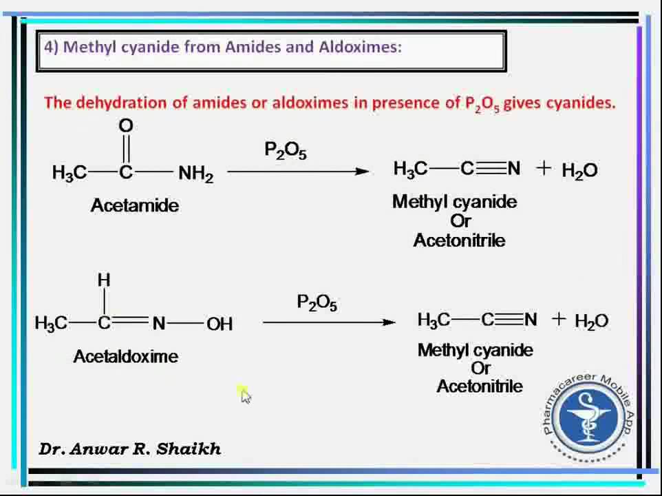 A video lecture on cyanides and isocyanides usefu - YouTube