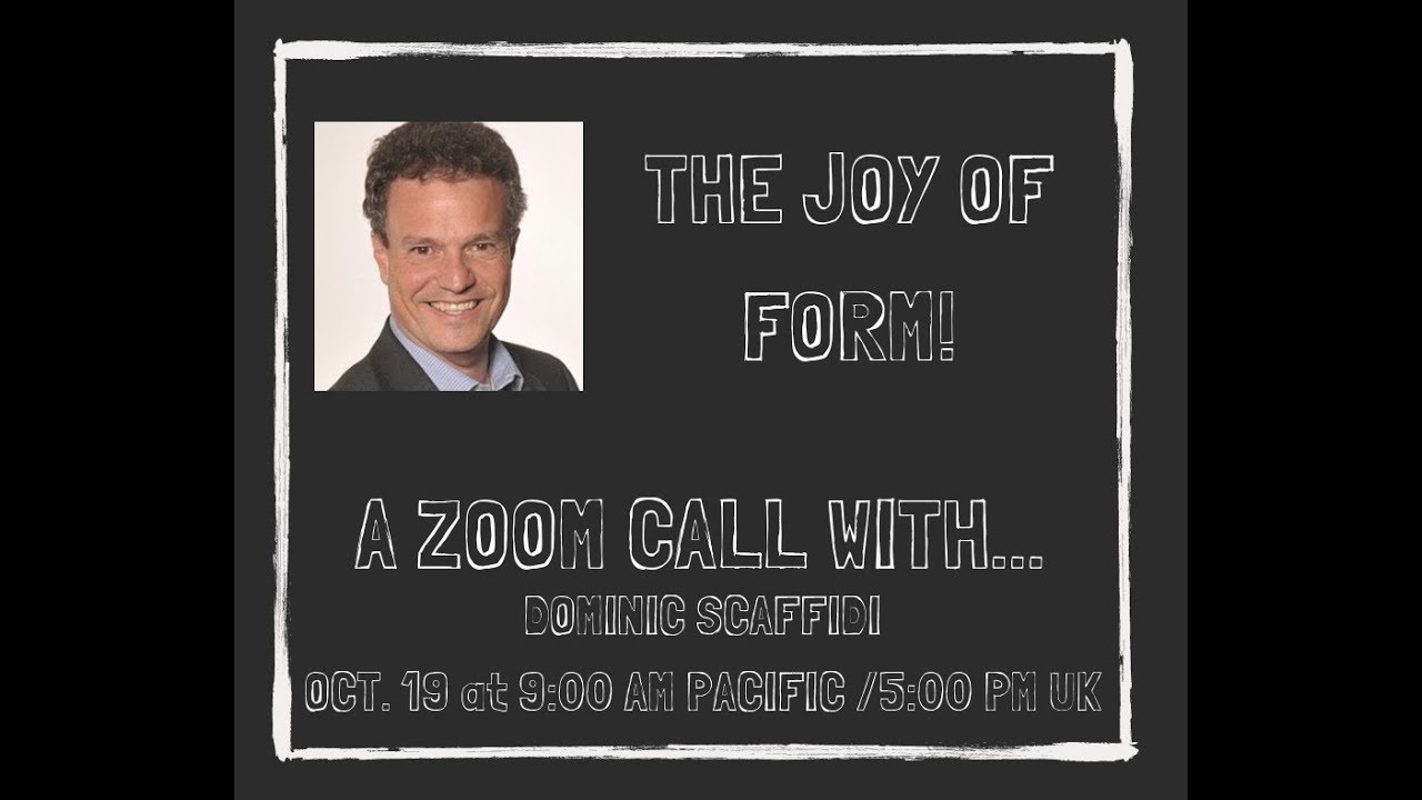 THE JOY OF FORM: A DIALOGUE WITH DOMINIC SCAFFIDI - YouTube
