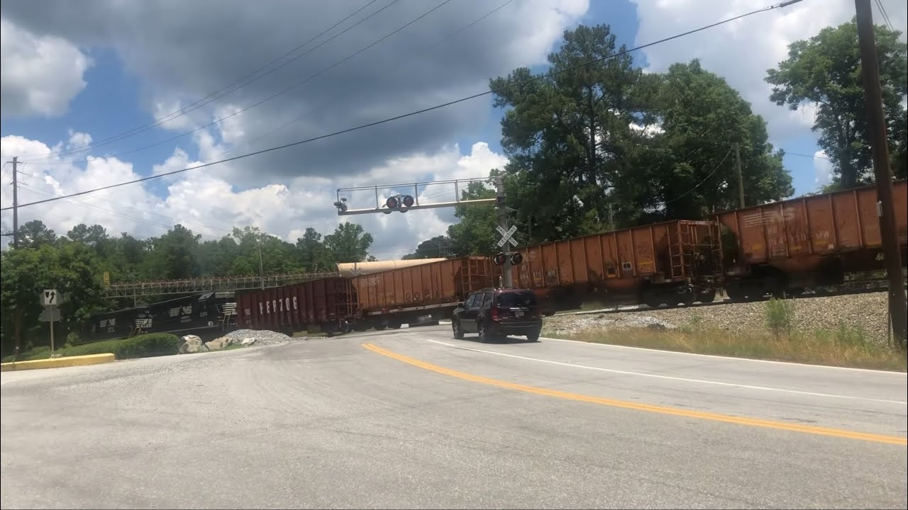 Fortson Rd Railroad Crossing, Fortson, GA - YouTube