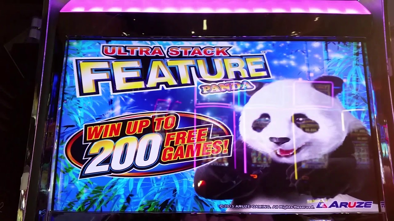Panda Bear Slot Machine 67 spins - YouTube