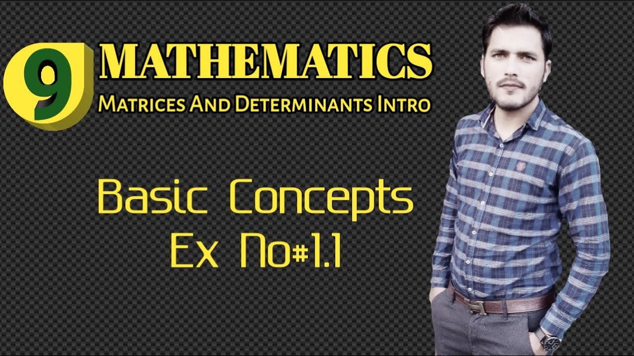 Basic Concepts for Exercise 1.1 || Concepts To Solve Exercise 1.1|| 9th ...
