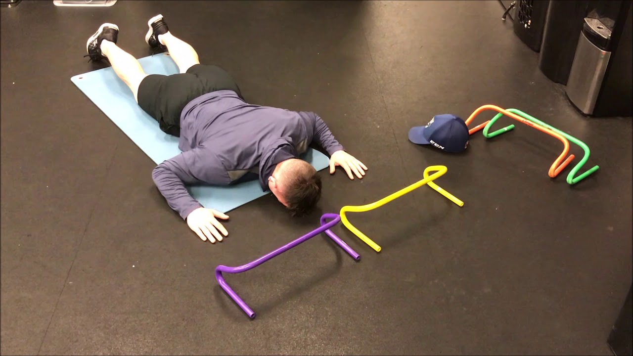 Prone W Lift Off + Press - YouTube