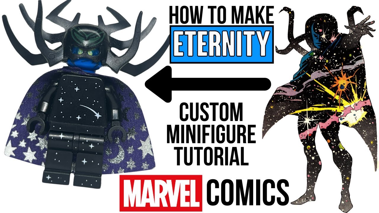 How To Build Lego Eternity From Marvel Comics Custom Minifigure