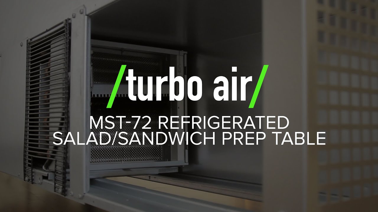 TurboAir MST 72 Prep Table - YouTube