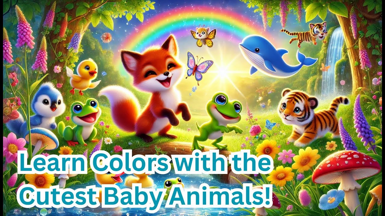 Learn Colors with the Cutest Baby Animals! - YouTube