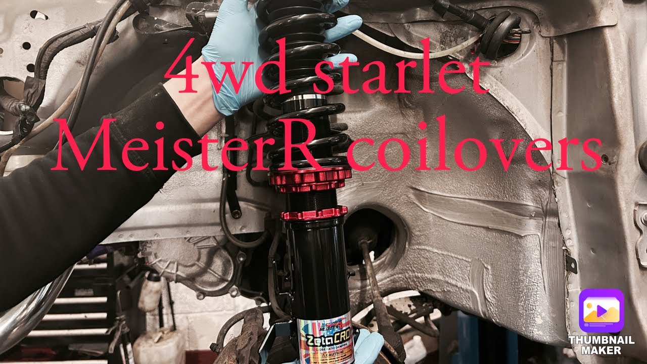 4WD Starlet MeisterR Coilovers - YouTube