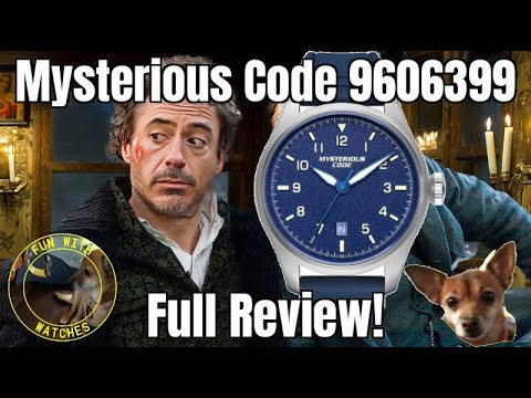 Mysterious Code 9606399 Titanium Quartz Watch Review - YouTube
