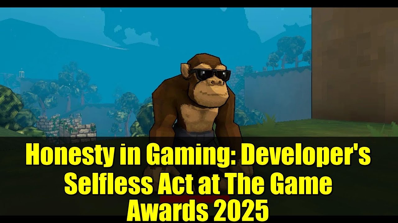 Honesty in Gaming: Developer's Selfless Act at The Game Awards 2025 ...