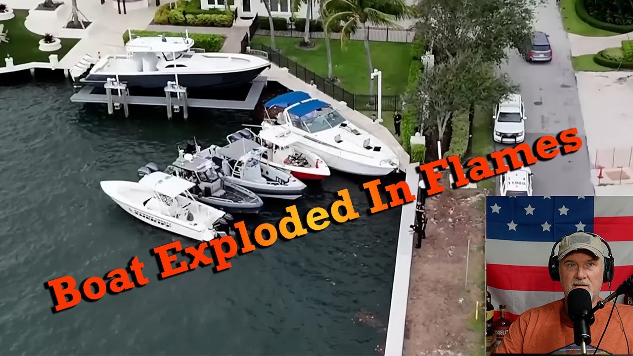 Boat Explosion Fort Lauderdale Florida - YouTube