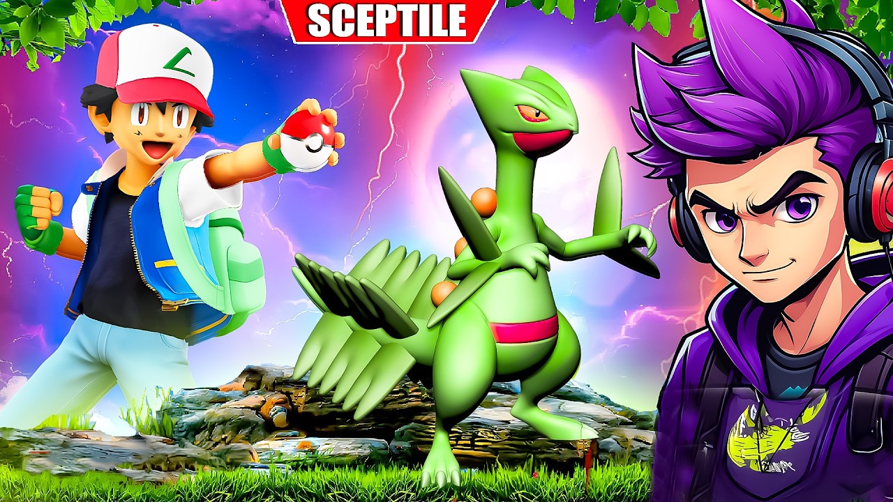 😱FINALLY I CAPTURED SCEPTILE🔥LEGENDARY POKEMON 😈| SHADOW MEWTWO X ...