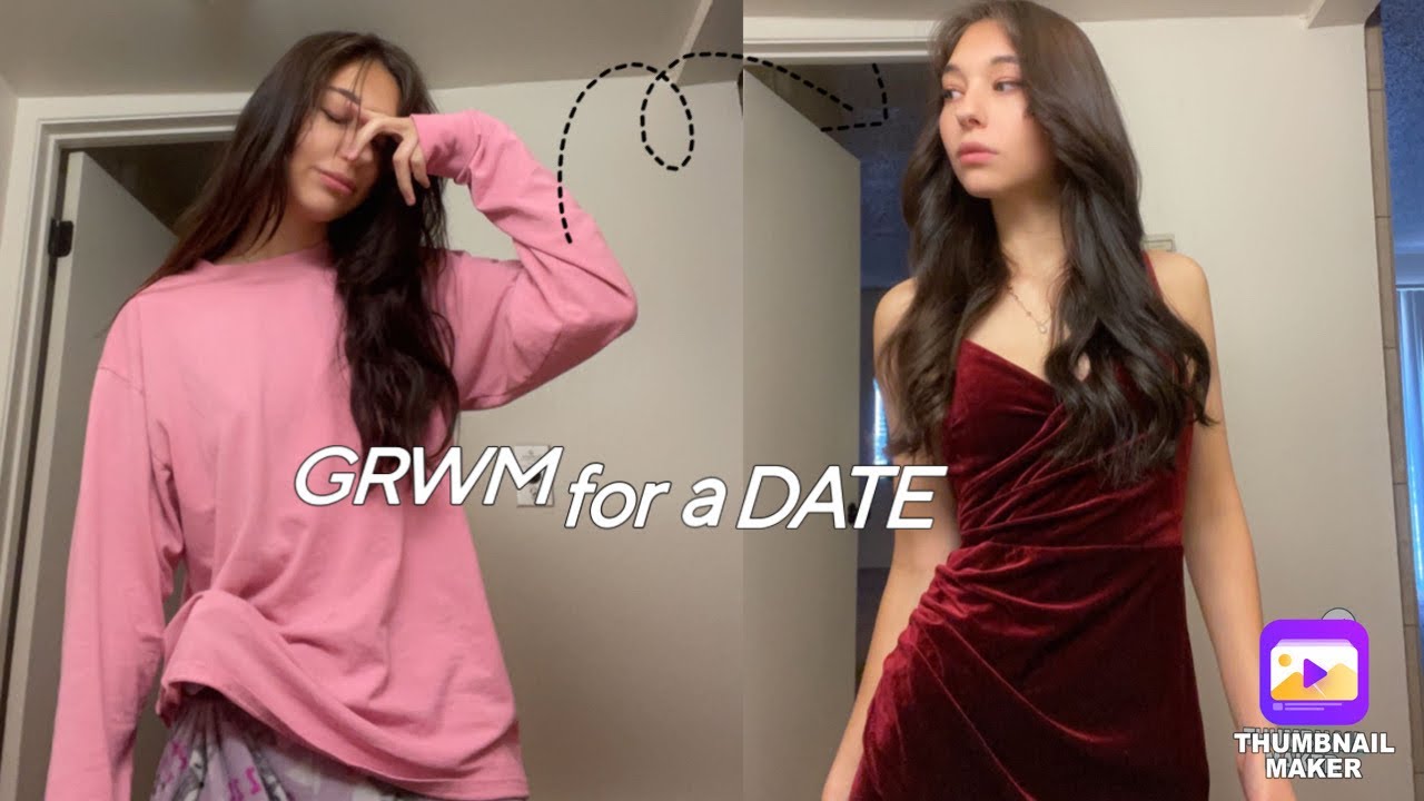 GRWM to go on a DATE - YouTube