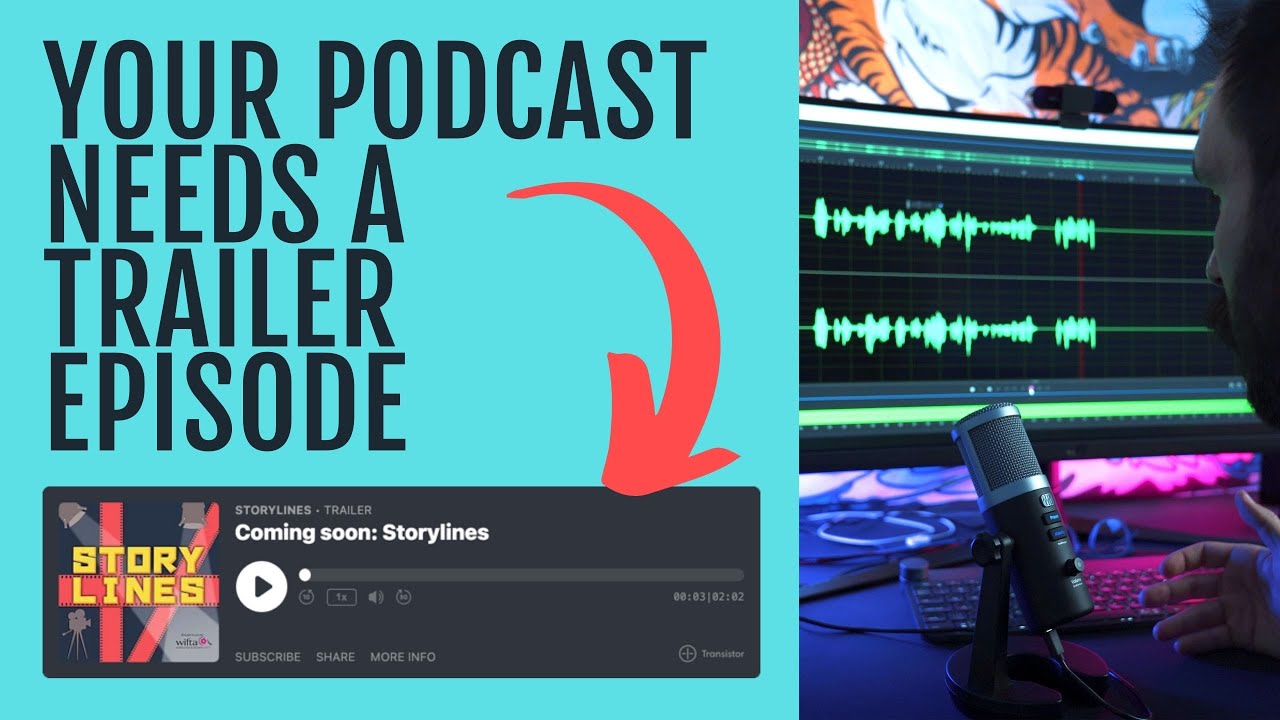 How to make a podcast trailer - YouTube
