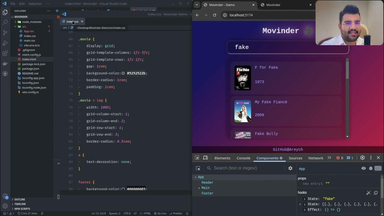 React - useEffect Hook [Part 3] - Movie SearchBar Project - YouTube