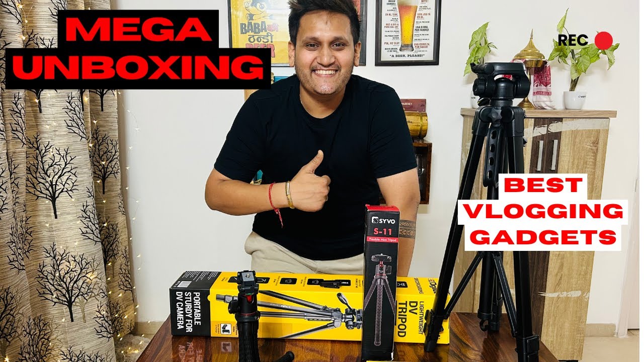 UNBOXING | Best vlogging gadgets for beginners |Thank you for 300 ...