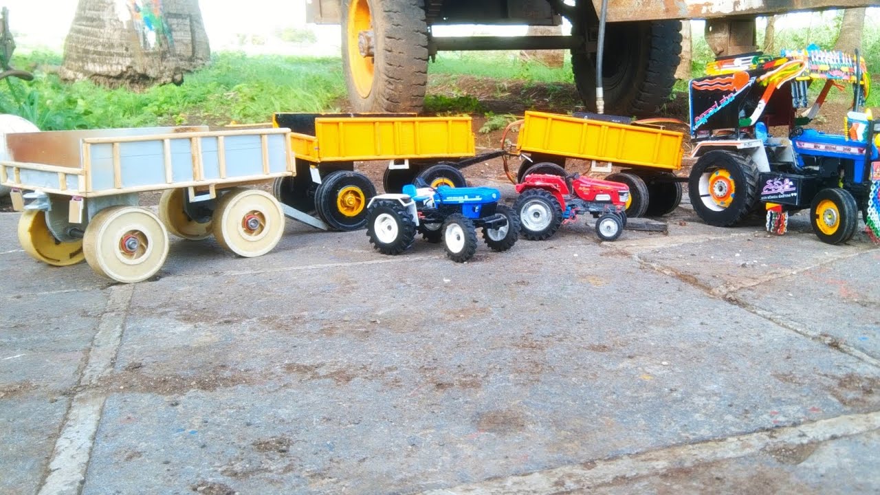 See what the Mini Remote Control Tractor Trailer looks like Made from ...