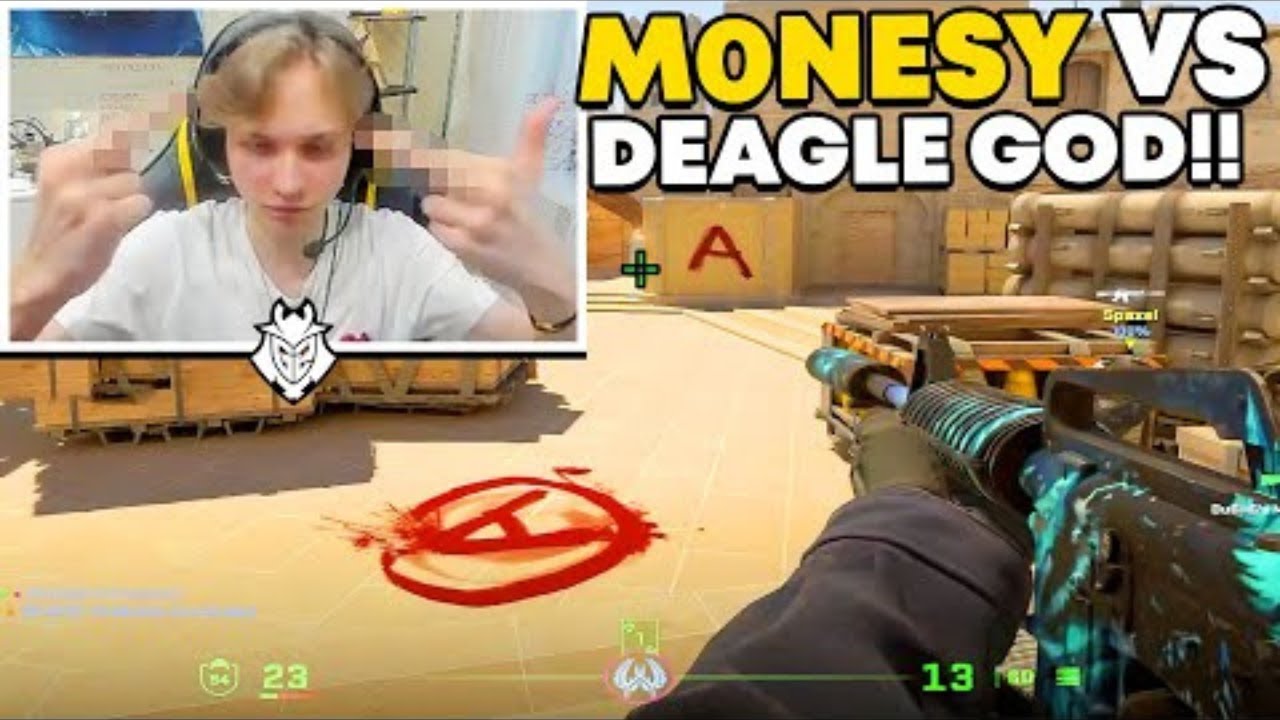 M0NESY GETS DESTROYED BY A DEAGLE GOD!! M0NESY PLAYS FACEIT CS2 - YouTube