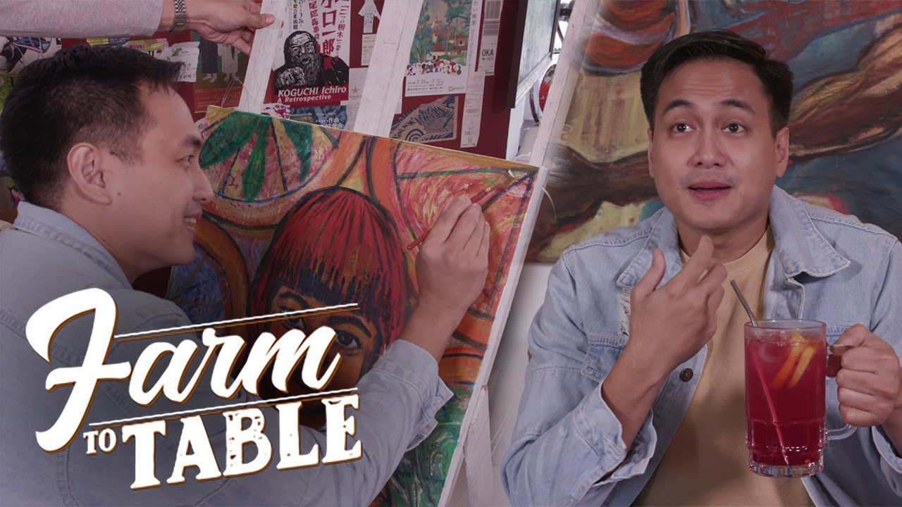Rainier Castillo creates his own art piece! | Farm To Table - YouTube