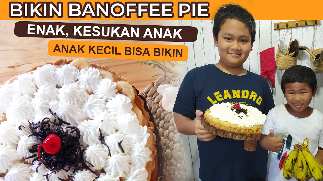 Pie Pisang Toffee Banoffee Pie Resep Mudah - YouTube