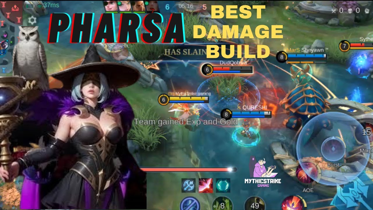 MLBB Pharsa Gameplay Best Damage Build 2024! - YouTube