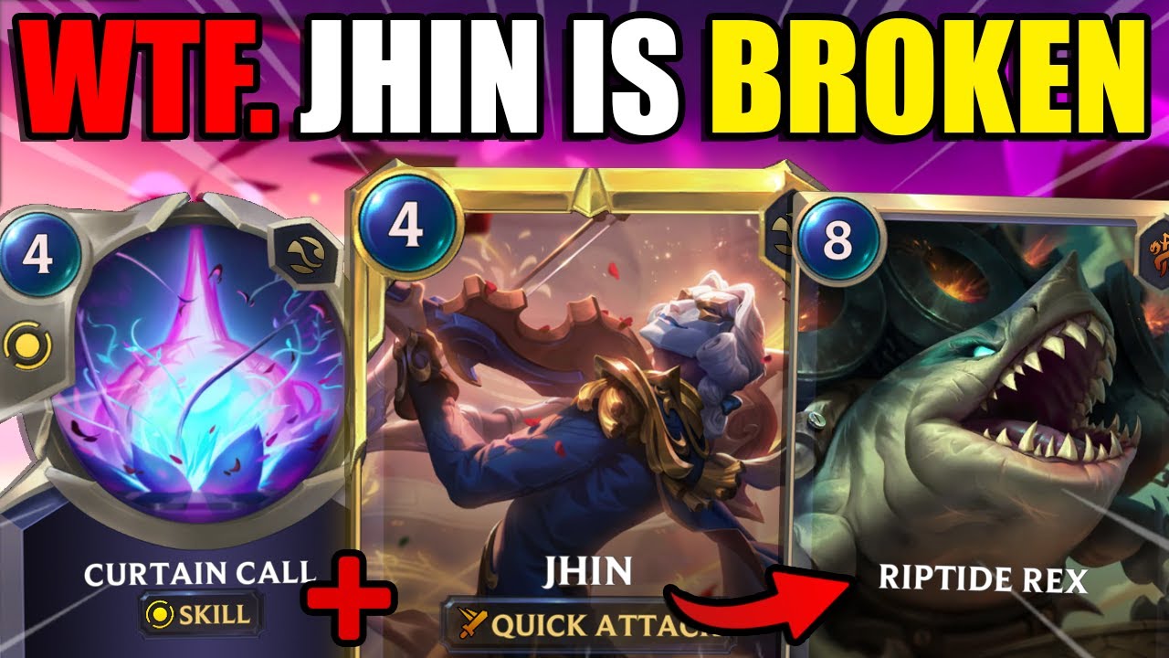 The ULTIMATE Control Deck! Jhin & Norra RIPTIDE REX PRINTER - Legends ...