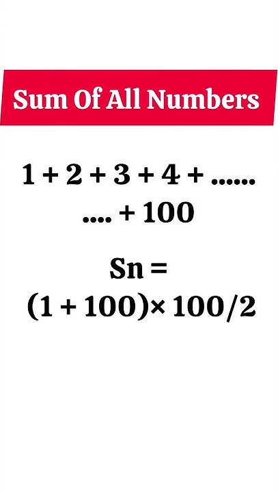 How To Find Sum of all numbers | Sum of all numbers | Calculas | Grade 11 | Sequences - YouTube