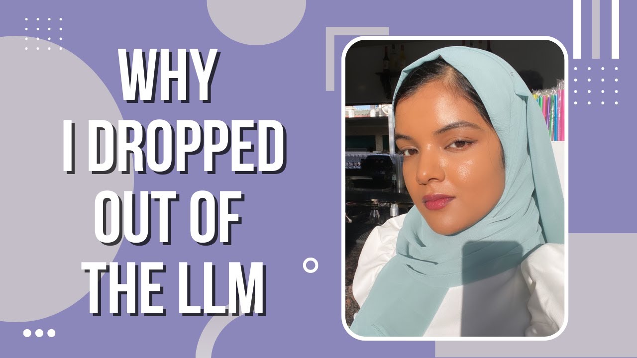Why I dropped out of the LLM and you should too - YouTube