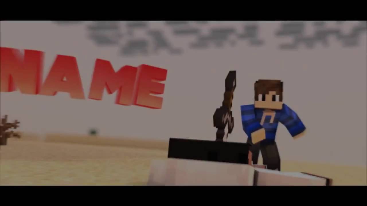Free Minecraft PvP Animation Intro Template [C4D, AE] - YouTube
