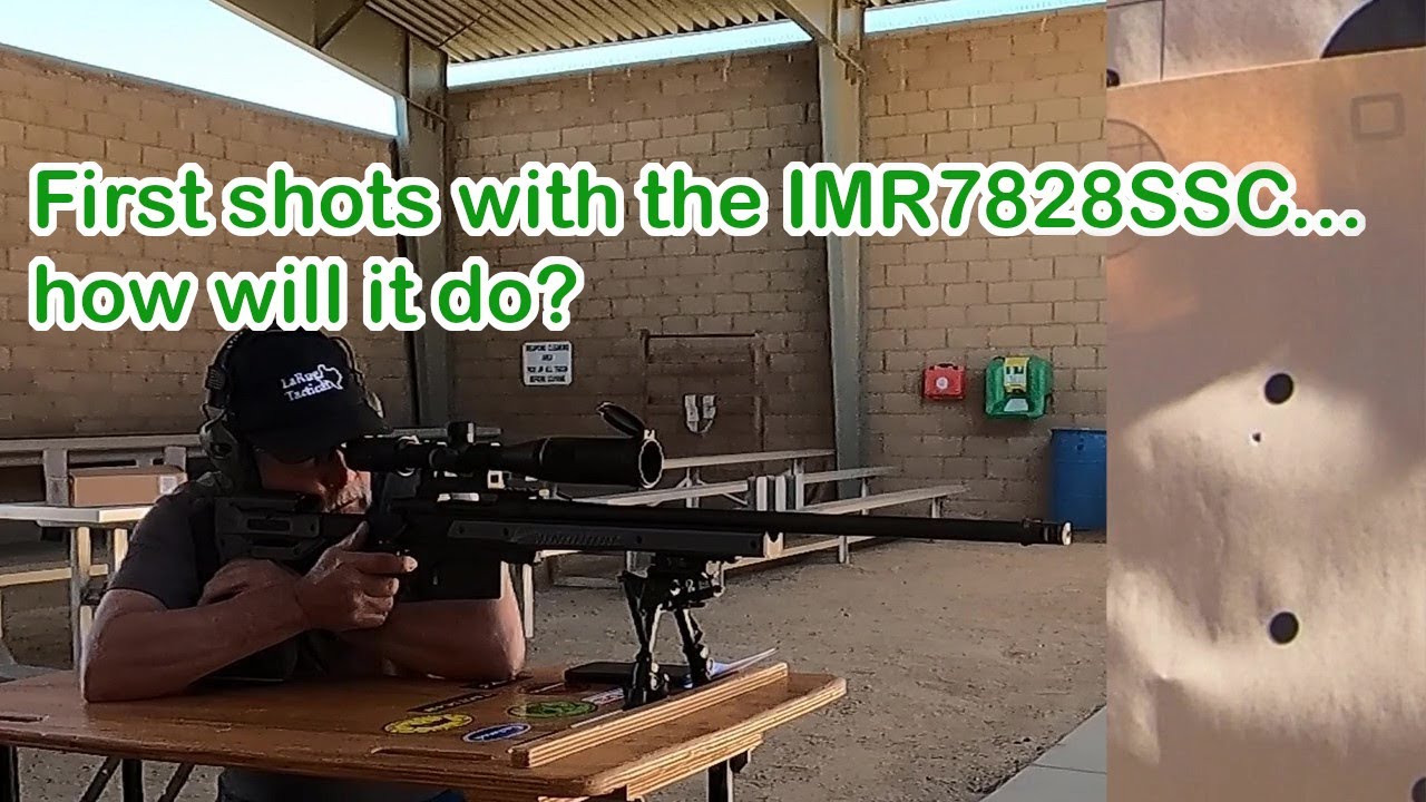 First test with IMR7828SSC in the 6.5 PRC - YouTube