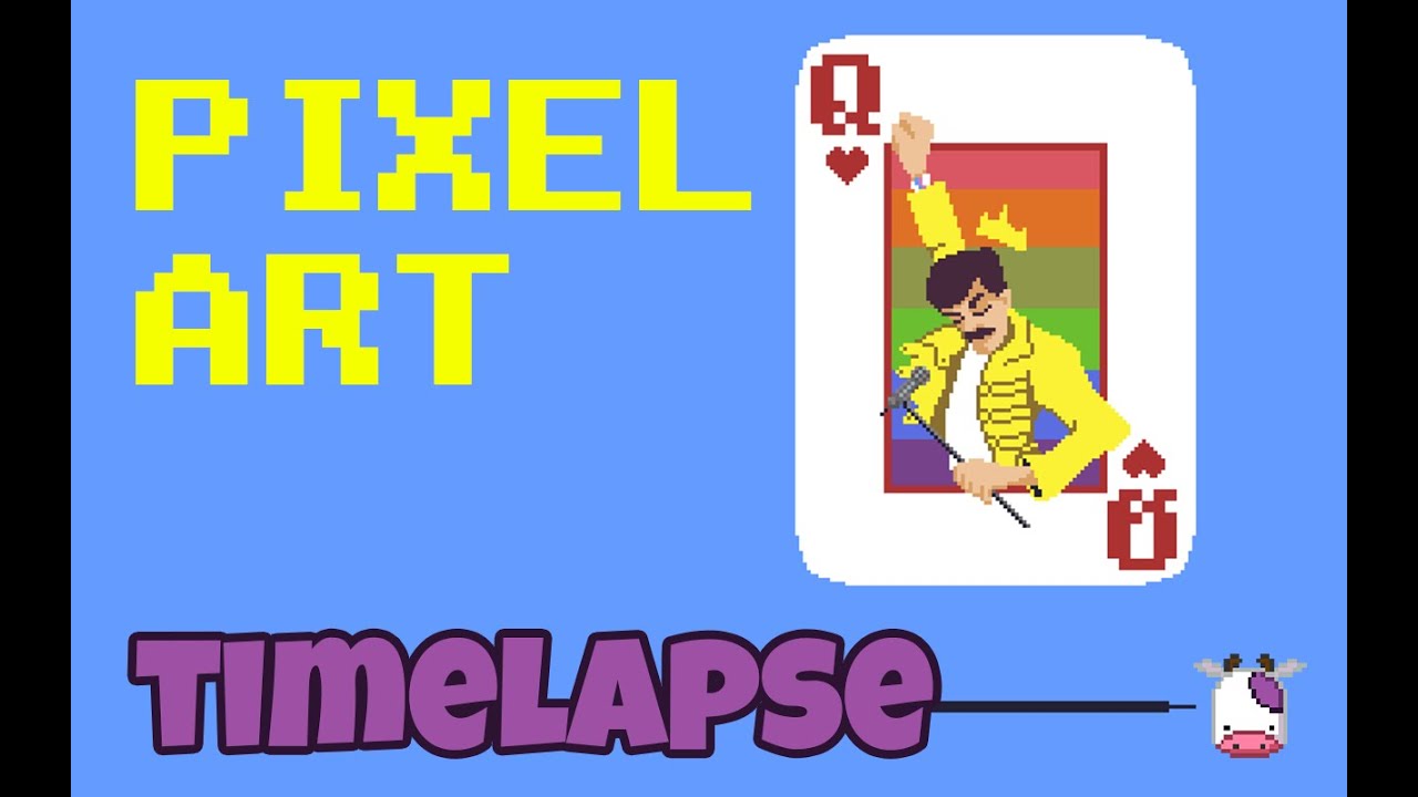 [Timelapse] Pixelart - Queen - YouTube