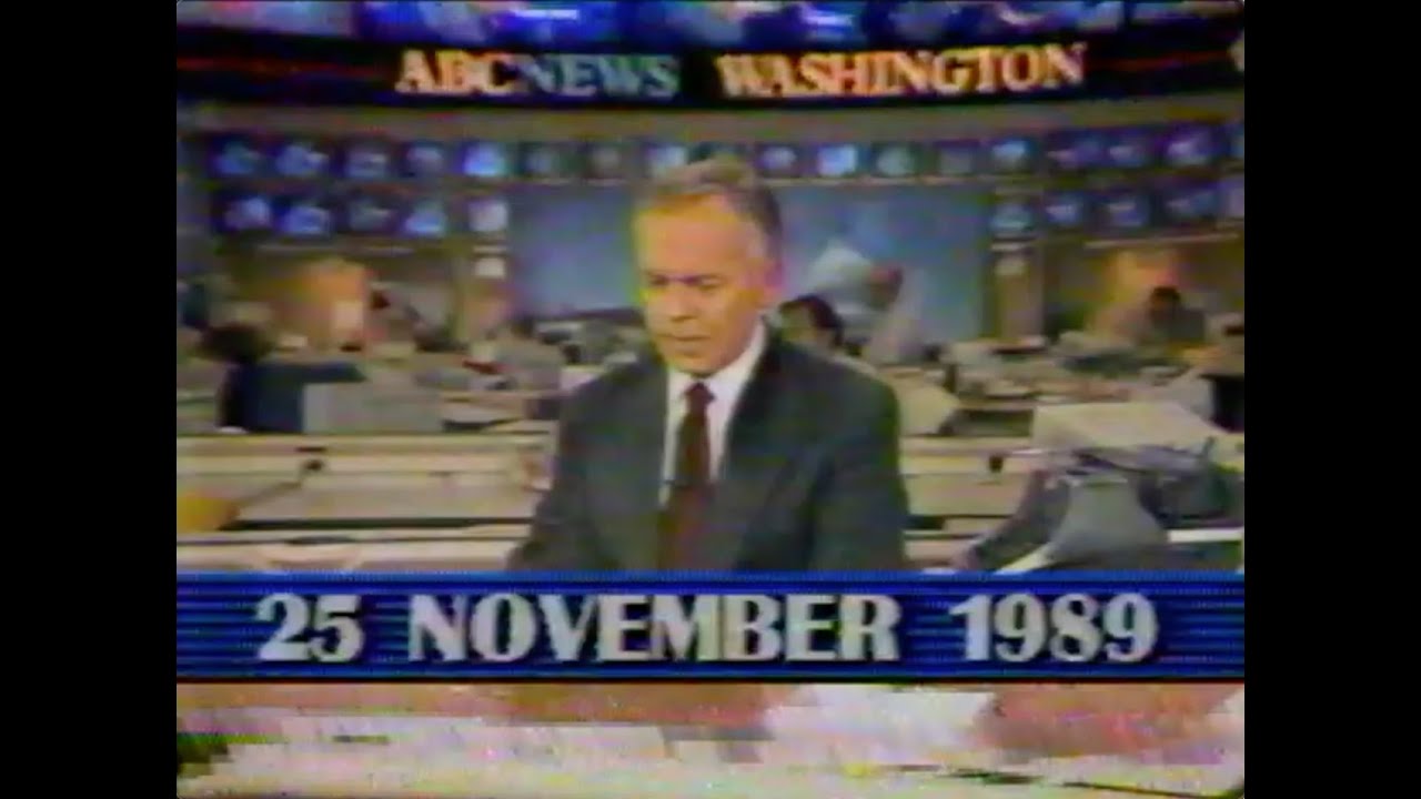 ABC News Weekend Report November 25 1989 - YouTube