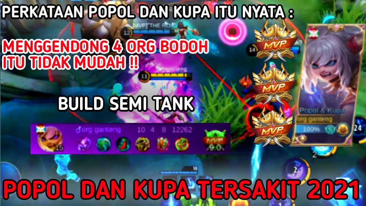 BUILD POPOL DAN KUPA TANK TERSAKIT 2021 - ITEM BUILD POPOL DAN KUPA ...
