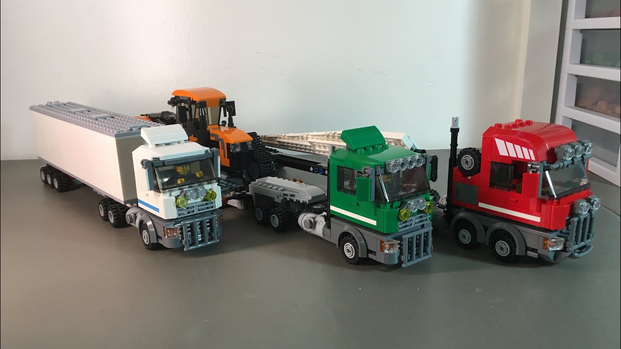 Three Custom Lego Semi Builds - YouTube