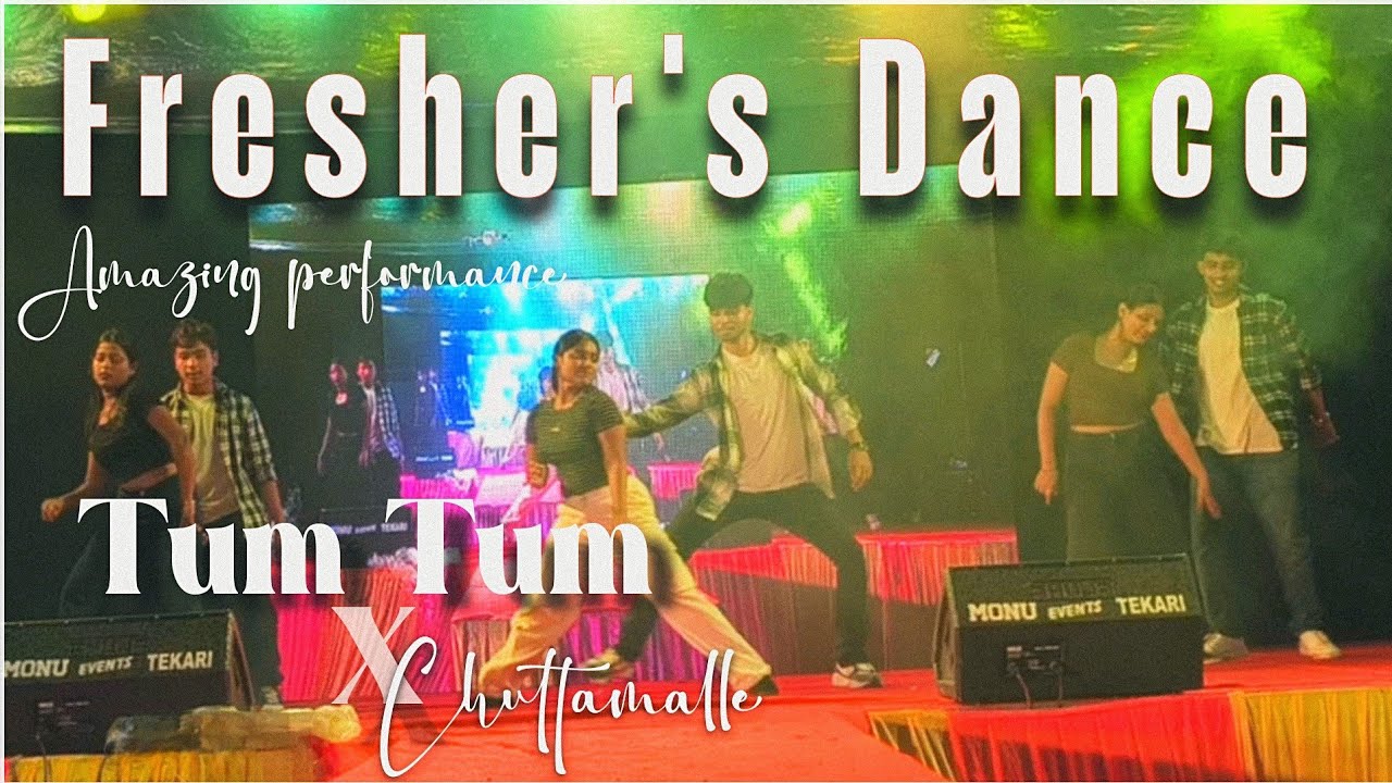 Amazing performance 🔥 | Group dance | Fresher's night - YouTube