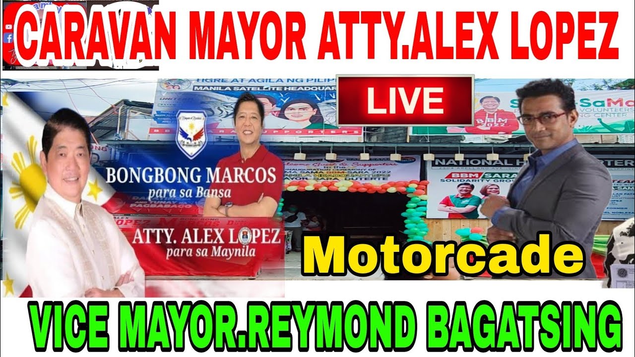 Live Mayor Atty. Alex Lopez V/ Mayor Reymond BAGATSING - YouTube