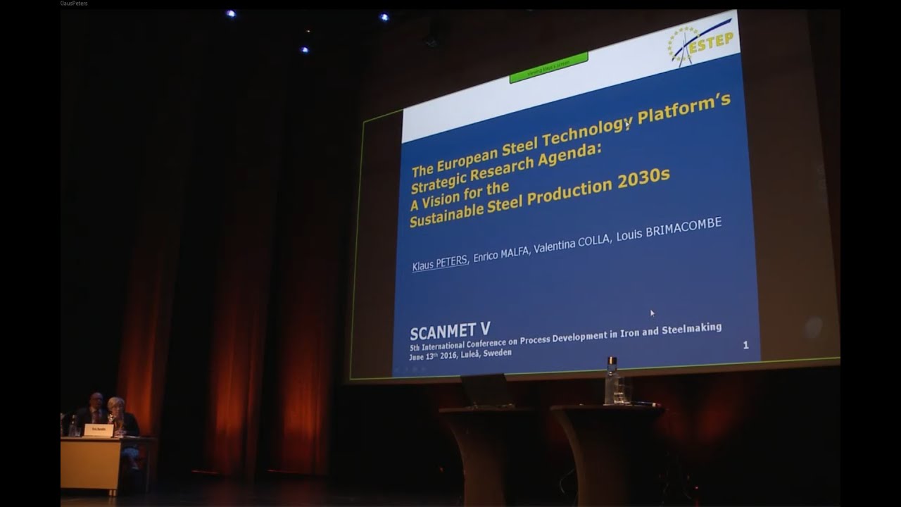 SCANMET V. The European steel technology platform´s strategic research ...