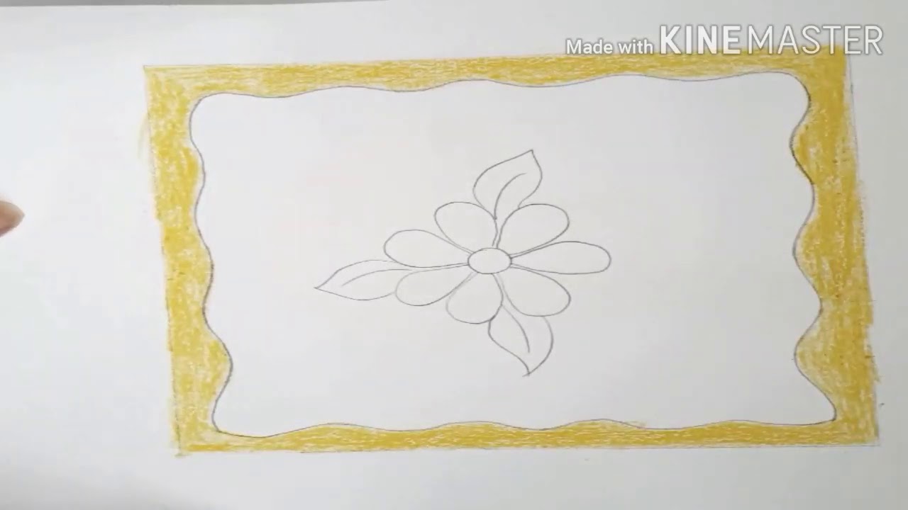 Handkerchief drawing 1st std. 17 july - YouTube