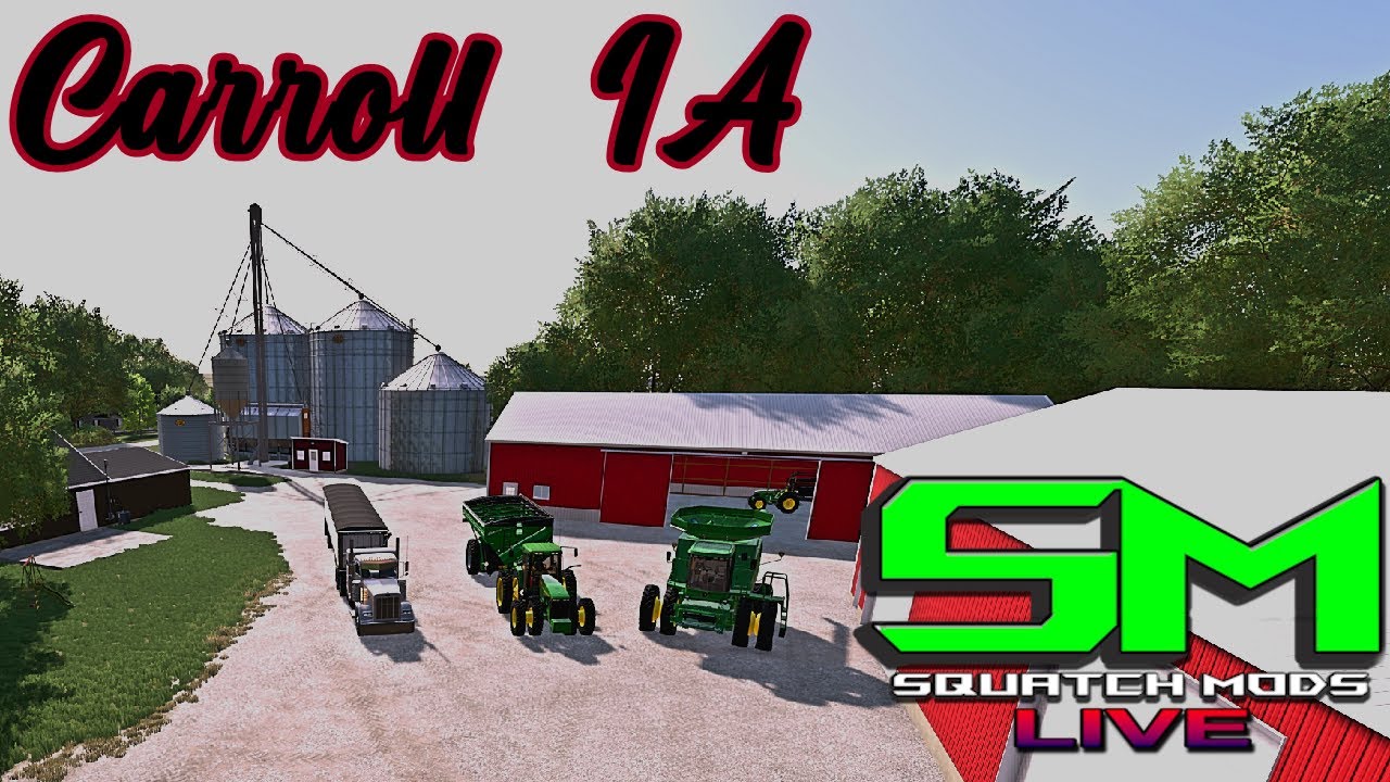 Carroll Iowa Live | Farming Simulator 22 - YouTube