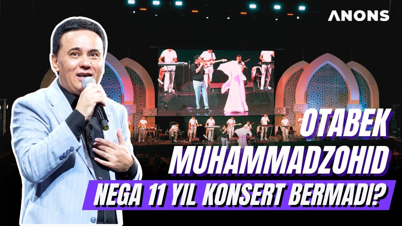 Otabek Muhammadzohid konsert 2025! 11 yil kutilgan konsert! - YouTube