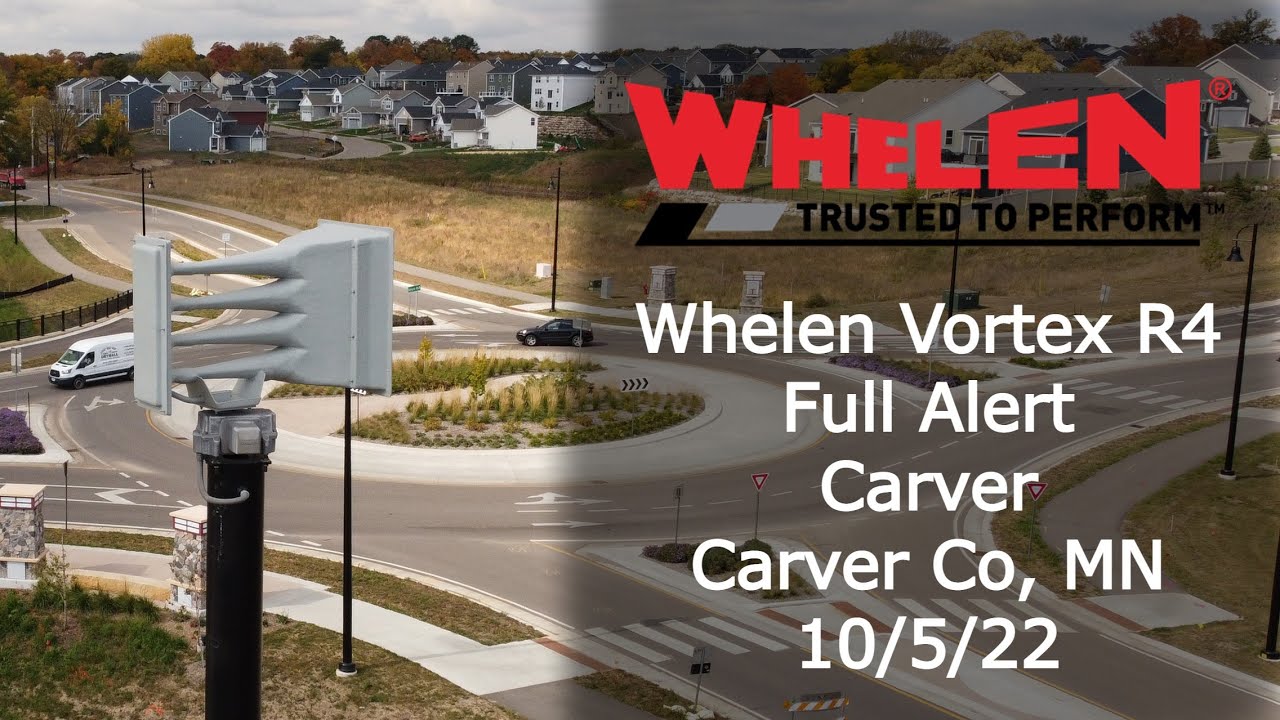 Whelen Vortex R4 | Full Alert | Carver, Minnesota | 10-5-22 | - YouTube