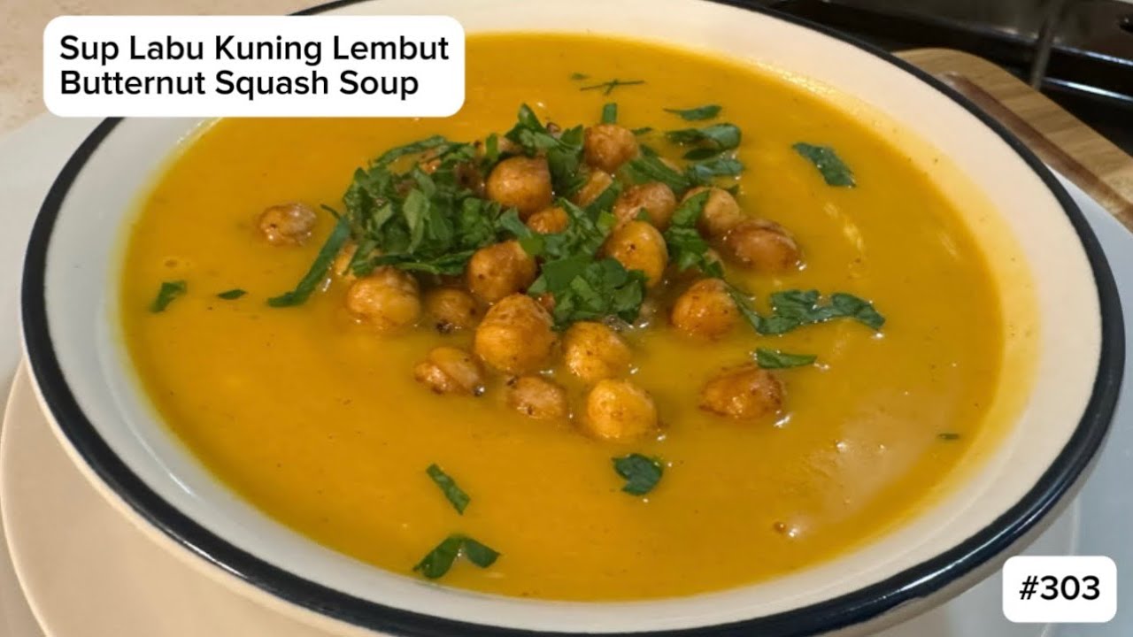 Resep Sup Labu Kuning Lembut Enak Dan Mudah (Roasted Butternut Squash ...