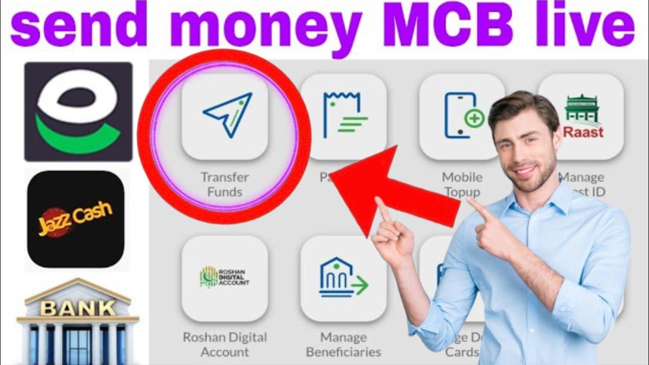 How to transfer money MCB live app to other bank | MCB funds transfer ...