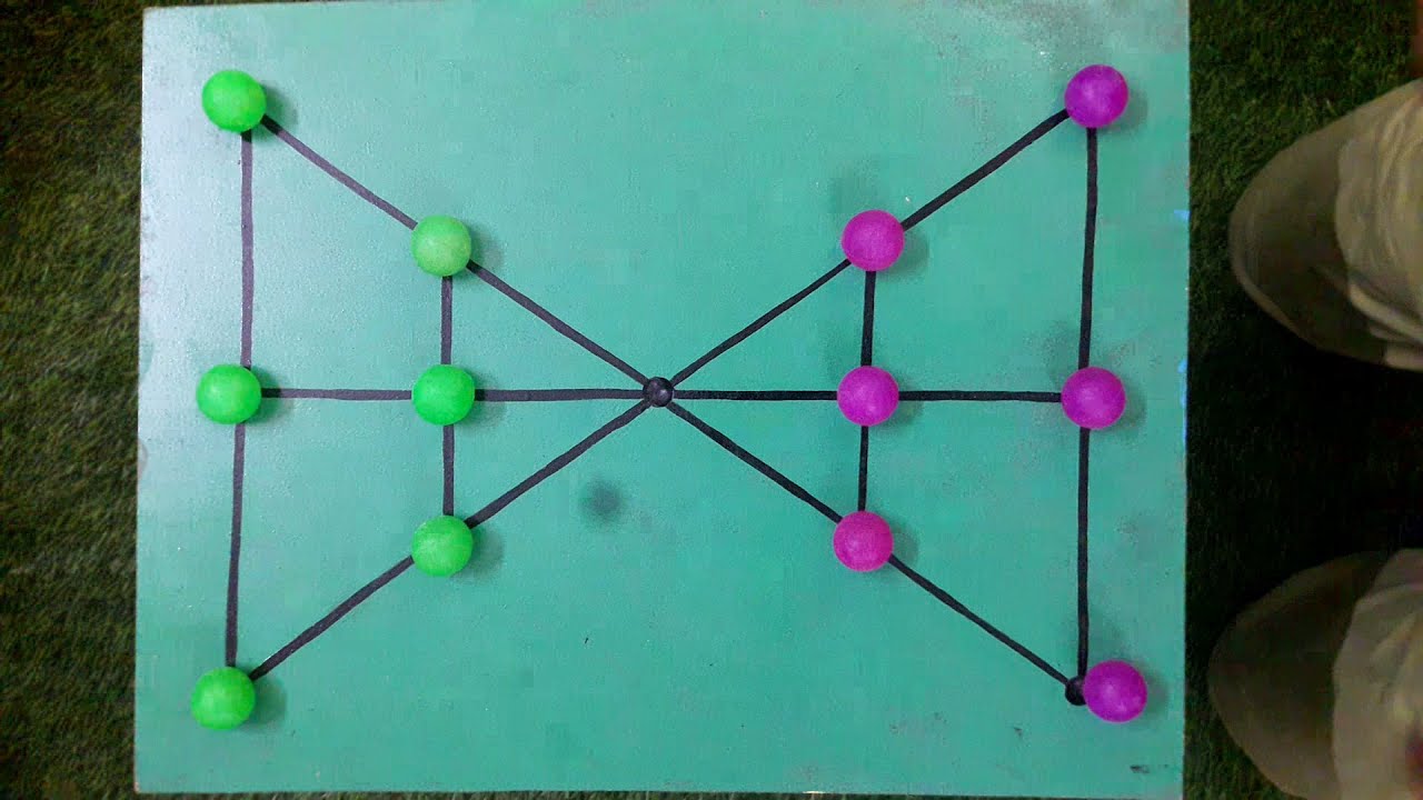 Two Player Game (Bead 6) - Village Board Games (#GAME43) - YouTube