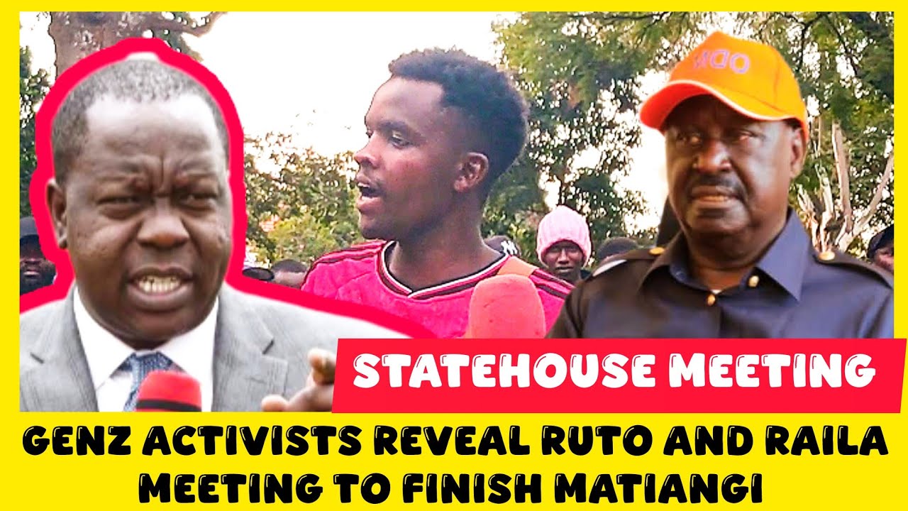 Genz Activists Celebrates Matiang'is Homecoming Exposes What Ruto AS ...